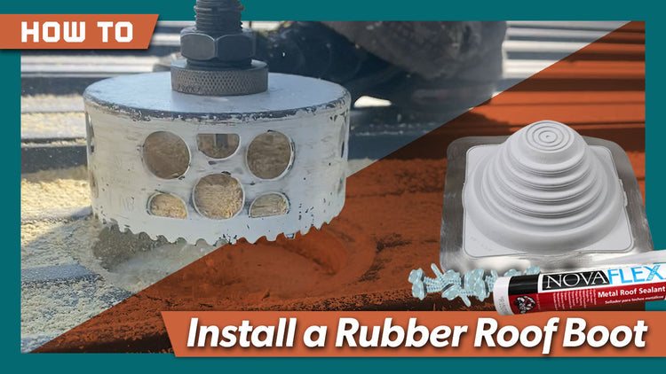 How to Install a Metal Roof Boot – Fasteners Plus