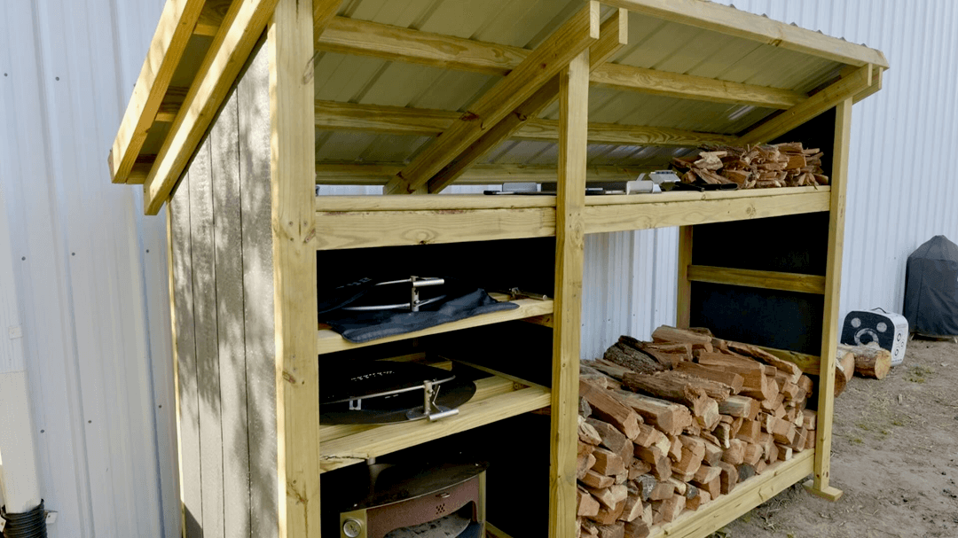 How to Build a DIY Firewood Shed and Pizza Oven Station – Fasteners Plus