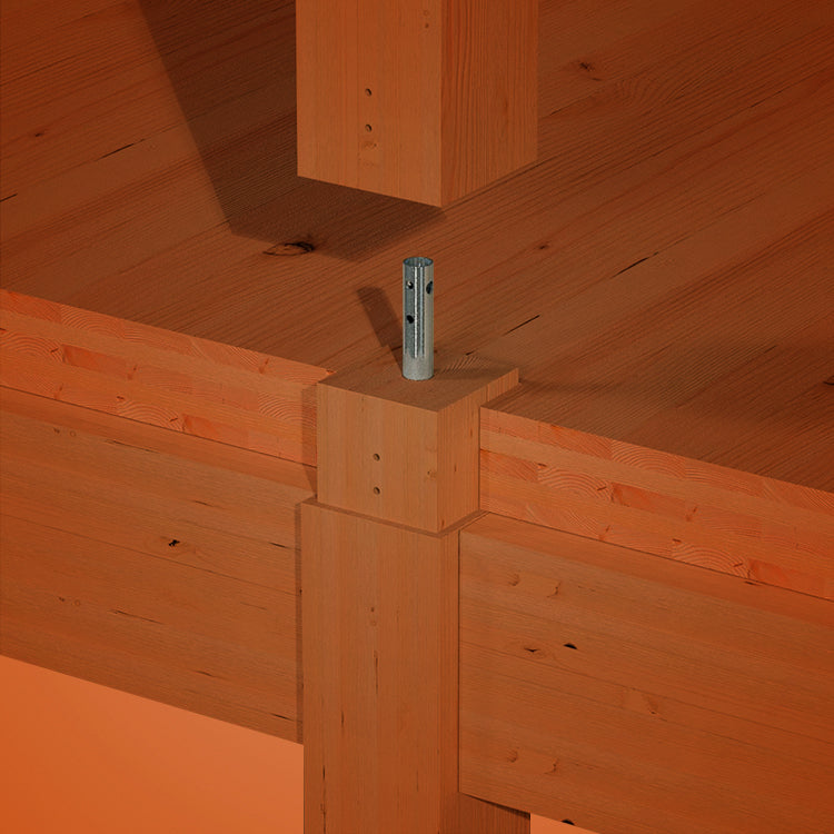 MCT Mass Timber Column Ties – Fasteners Plus