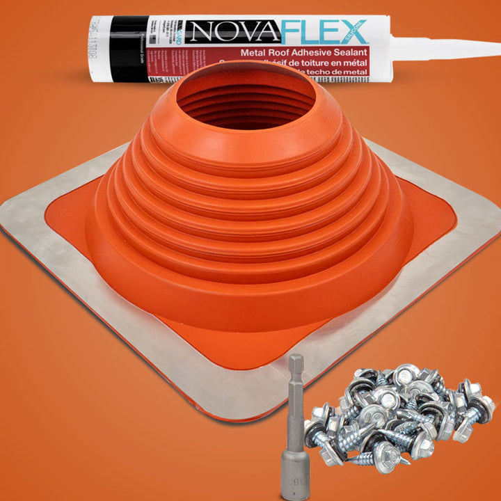 Metal Roof Pipe Boot Flashings – Fasteners Plus