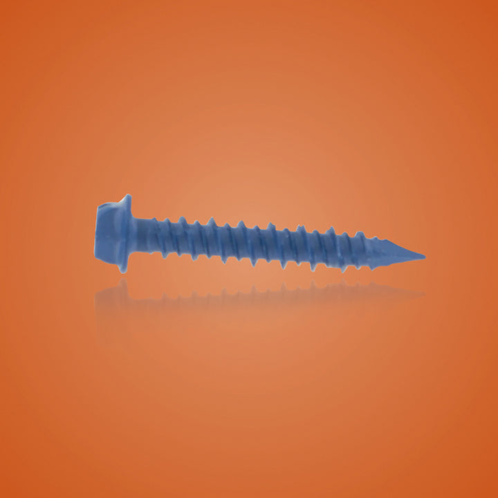 Blue Concrete Screws | Blue Masonry Screw Anchors – Fasteners Plus