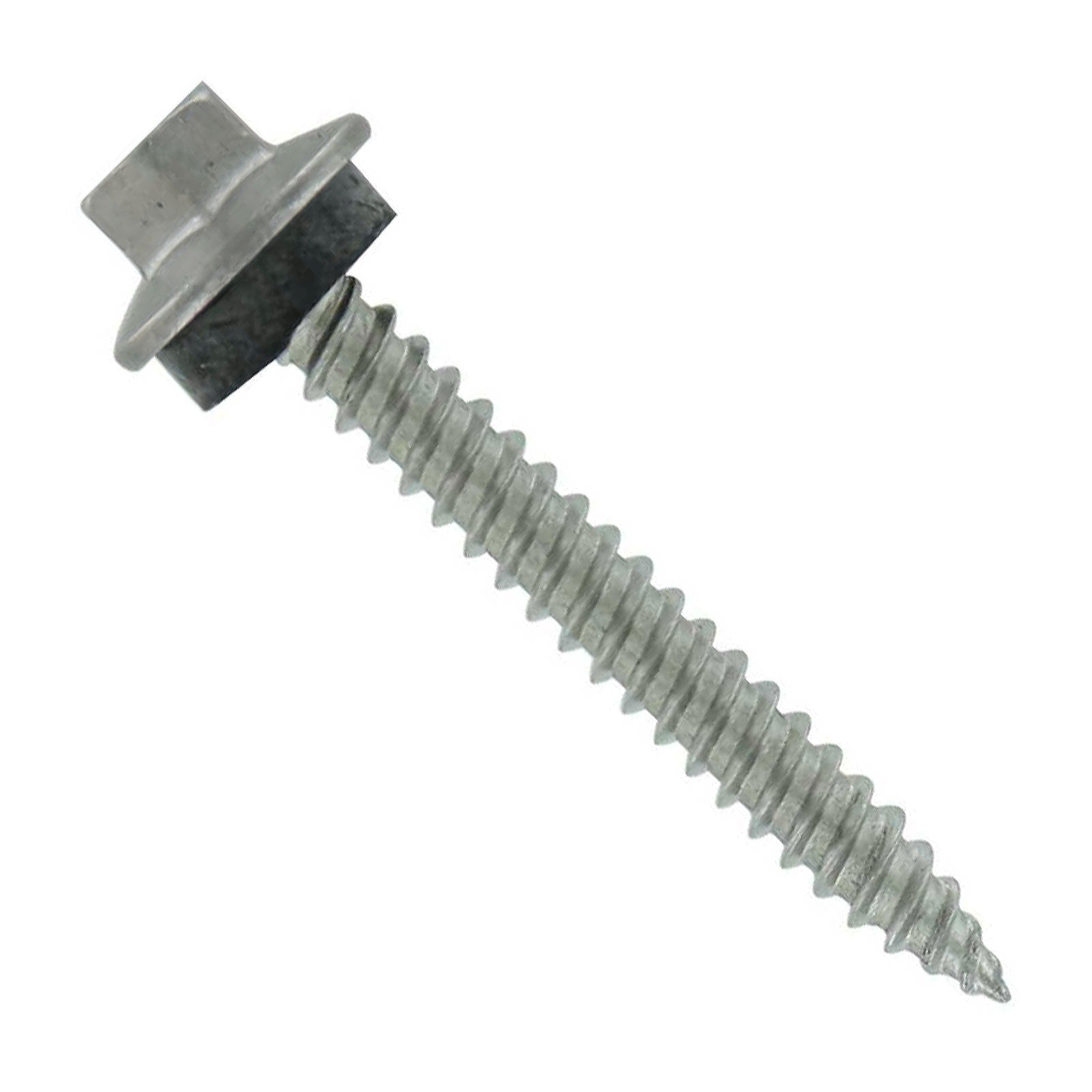 ST Fastening #10 x 1-1/2" SS Woodbinder Metal Roofing Screw - Ash Gray ...