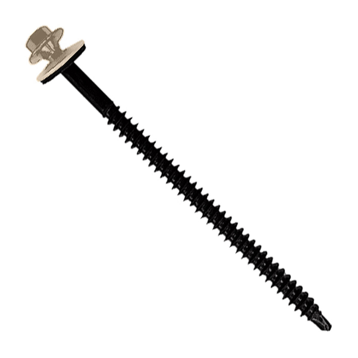 ST Fastening #12 X 3-3/4" InsulDrill Metal Roofing Screw - Light Stone ...