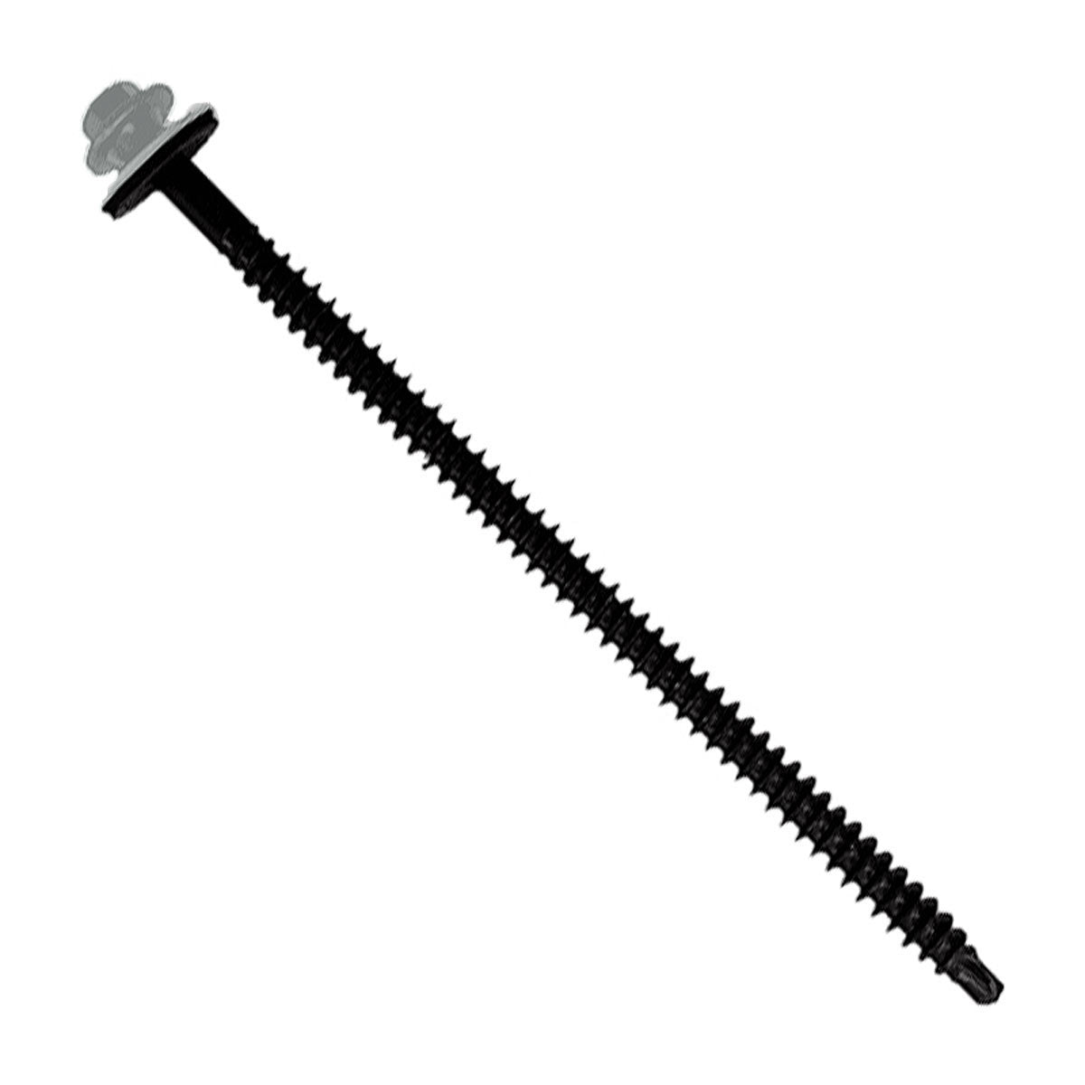 ST Fastening #12 X 4-1/2" InsulDrill Metal Roofing Screw - Ash Gray, Q ...