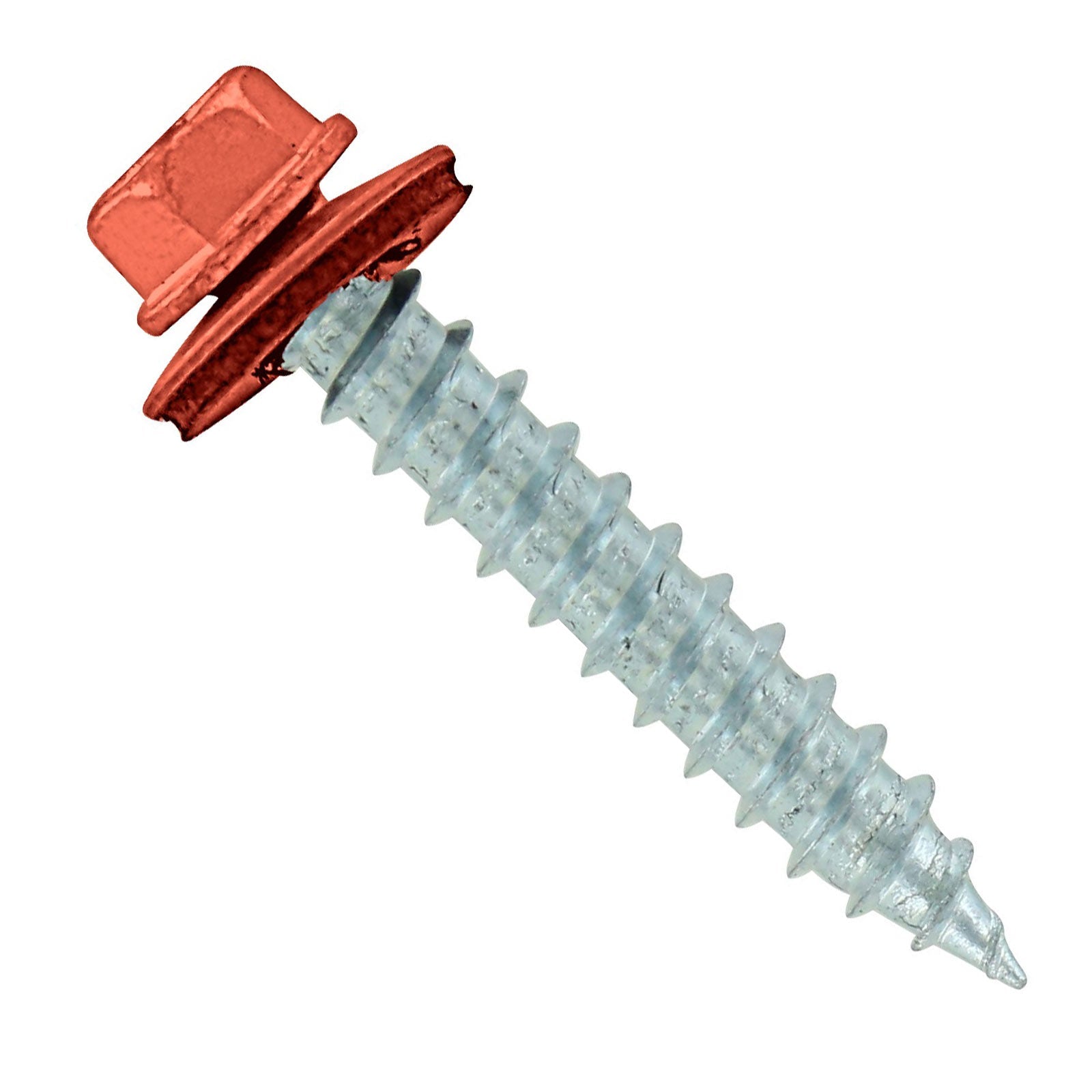 ST Fastening #14 x 1-1/2" Type 17 Woodbinder Metal Roofing Screw - Cop ...