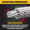 1" 19x7 Rotation-Resistant Wire Rope | 1,000' Coil - 84,400 lbs. BS ...