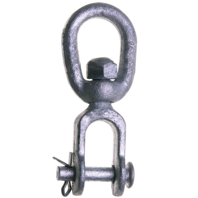Galvanized Jaw & Eye Swivel - Carbon Steel - 5/16" – Fasteners Plus