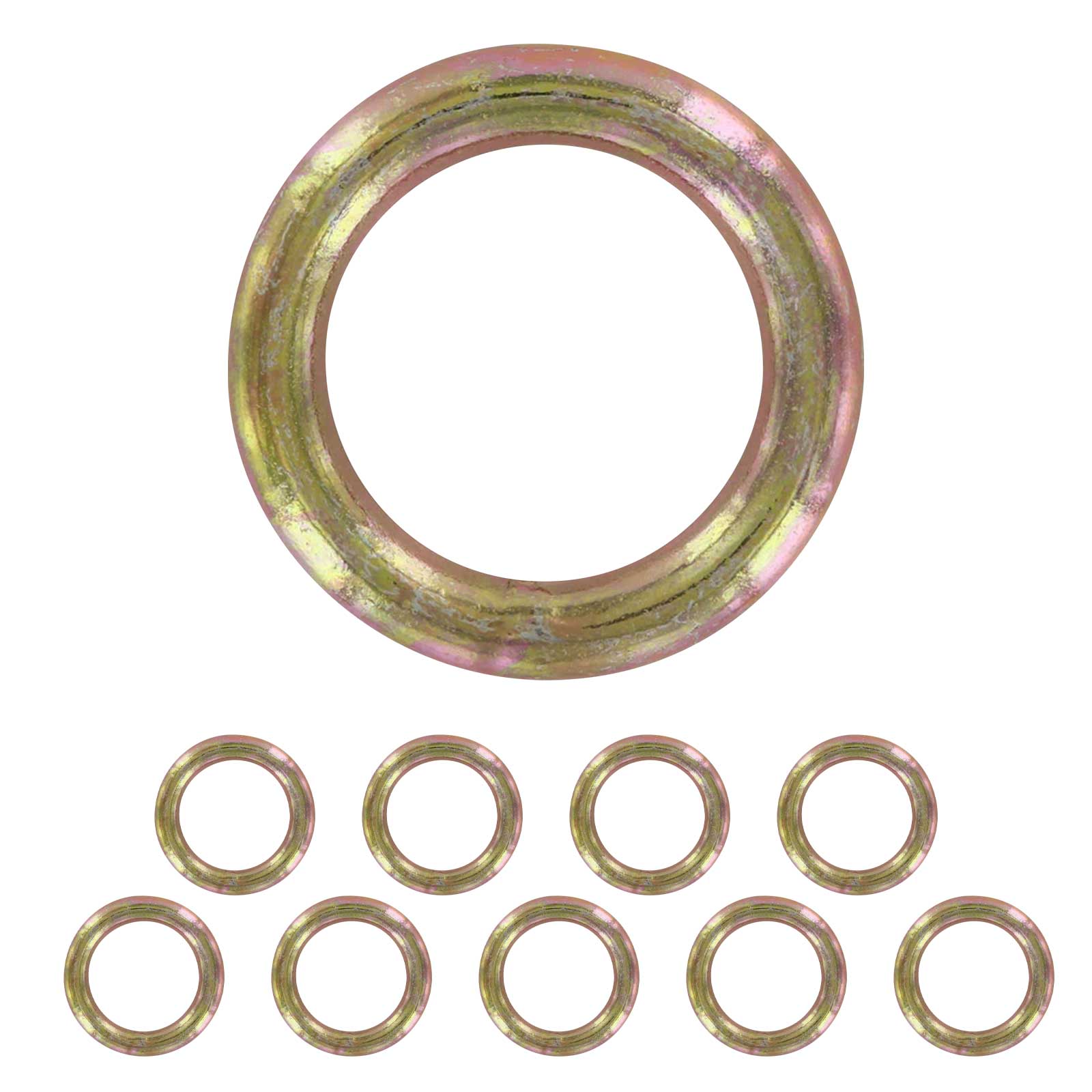 2" Heavy Duty Round Ring - 10,000 lbs. BS - 10 Pack – Fasteners Plus