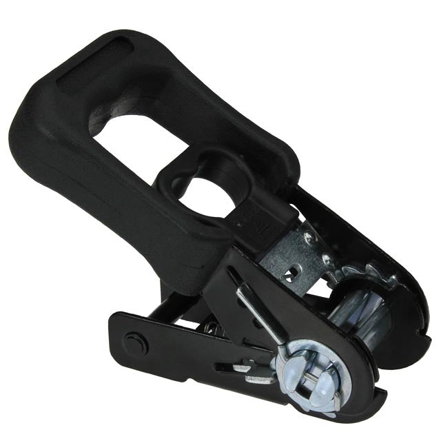 1-1/4" Ratchet with Rubber Handle - 3,300 lbs Break Strength ...