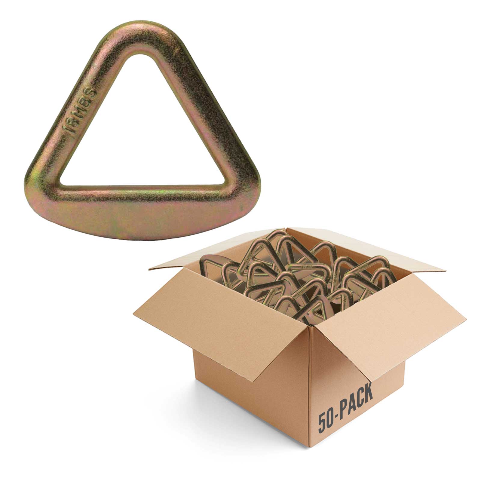 3" Forged D-Ring | 18,000 lbs. BS - 50 Pack – Fasteners Plus