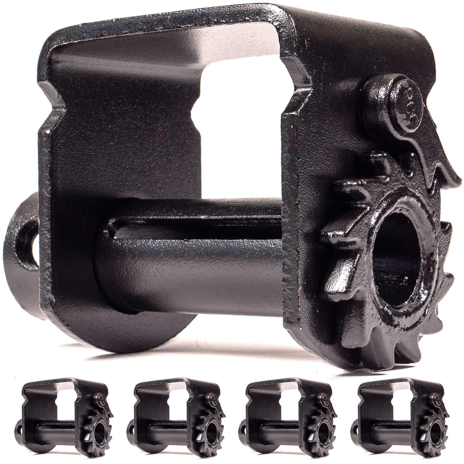 4" Low Profile Sliding C Track Flatbed Winch | 5-Pack – Fasteners Plus