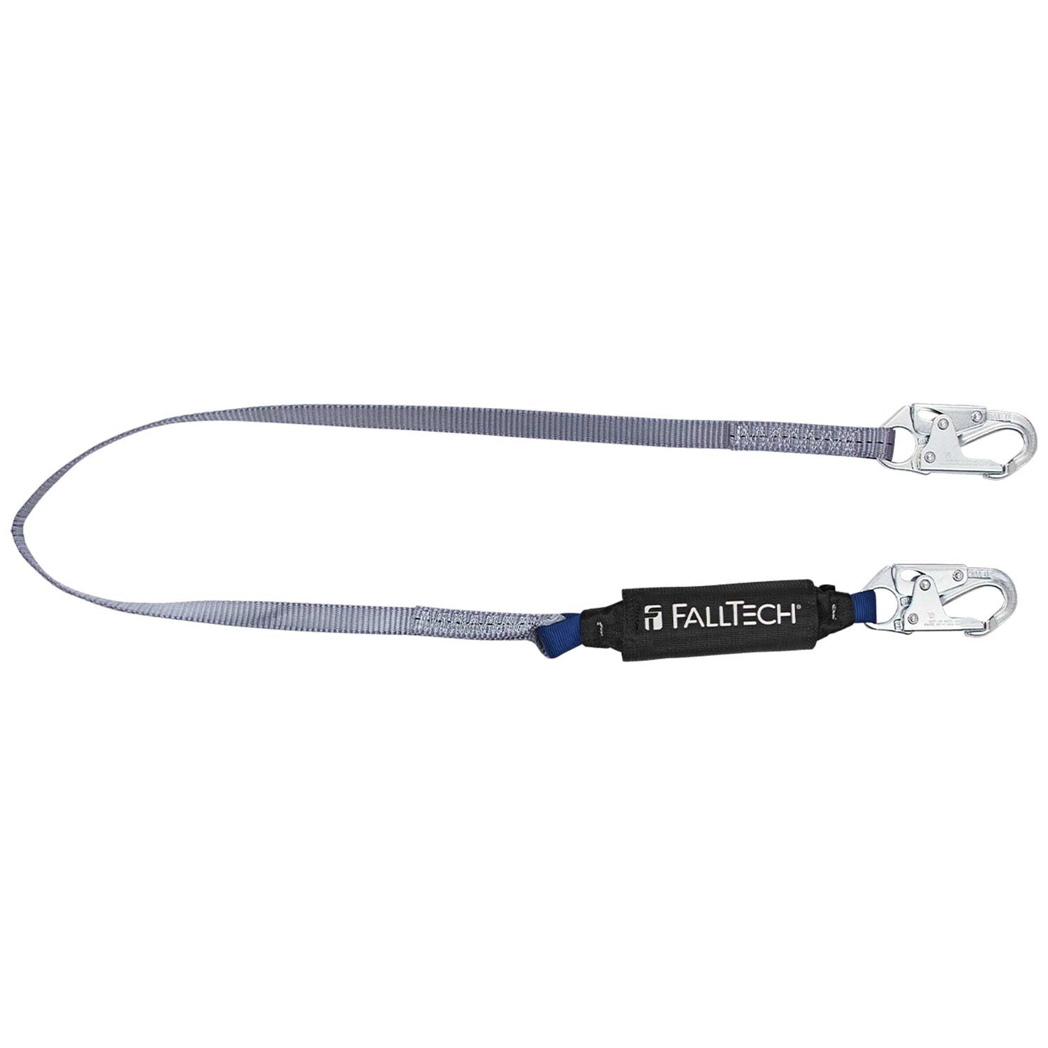6' Single-Leg Energy-Absorbing lanyard | Steel Snap Hooks – Fasteners Plus