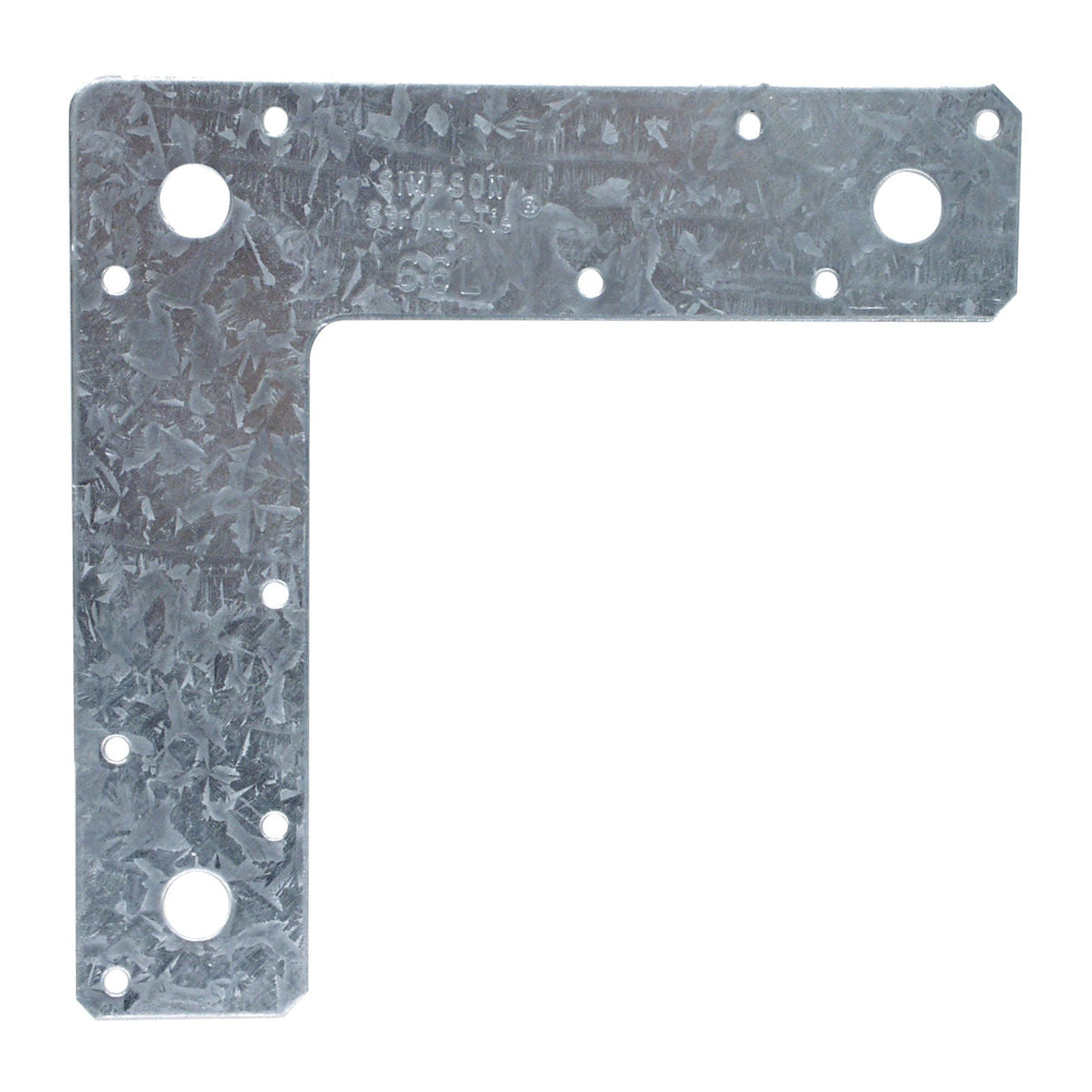 Simpson 66L 6 X 6 L-Shaped Strap - G90 Galvanized – Fasteners Plus