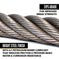 5/16" 6x19 IWRC Bright Wire Rope | 5,000' Coil - 10,540 lbs. BS ...