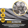 7/16" 6x19 Galvanized Wire Rope - EIPS IWRC - 20,400 lbs. BS ...
