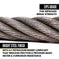 1-1/2" 6x37 IWRC Bright Wire Rope | 2,000' Coil - 228,000 lbs. BS ...