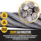 9/16" 6x37 Galvanized Wire Rope - EIPS IWRC - 33,600 lbs. BS ...
