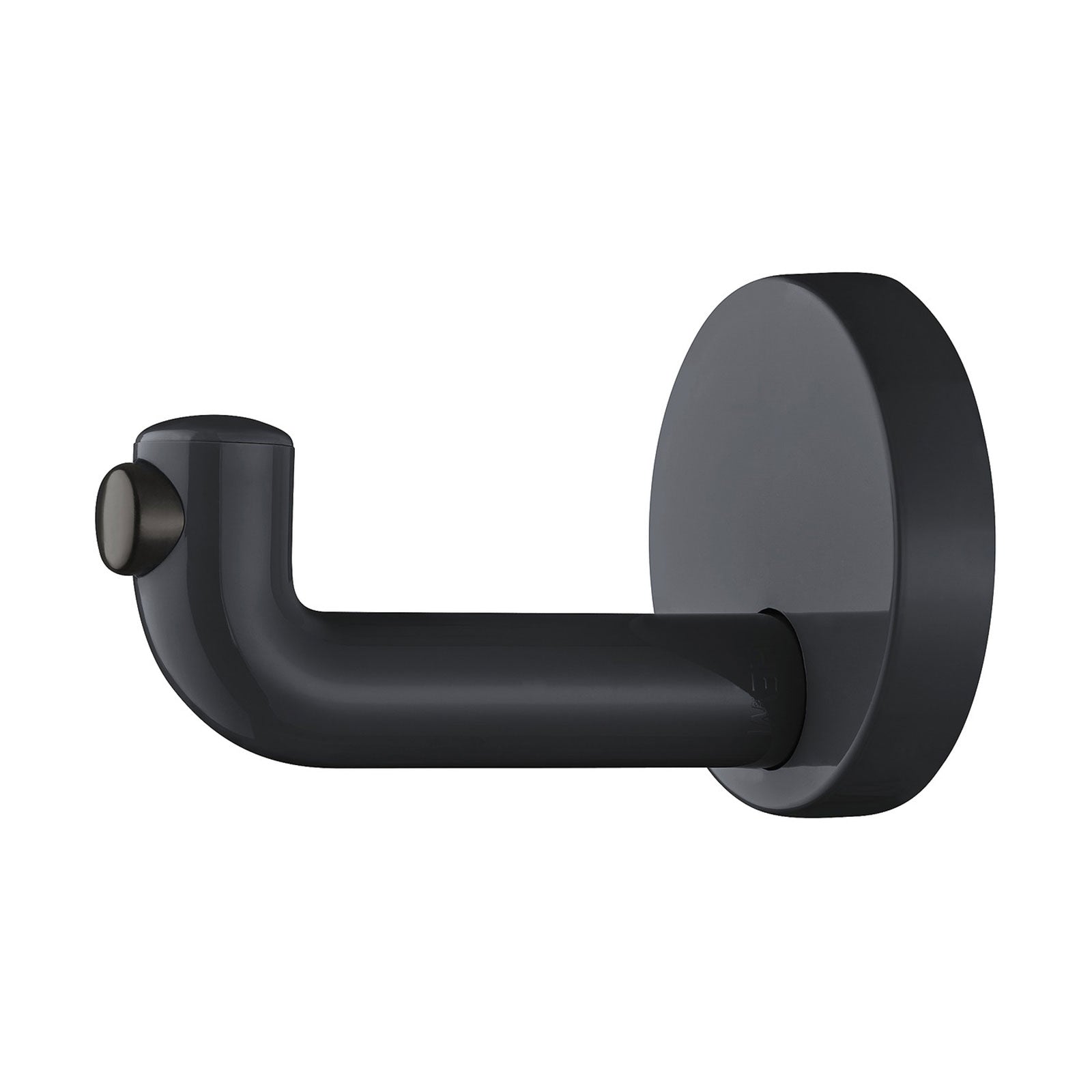 Hafele HEWI Polyamide Hook with Door Buffer - Anthracite Grey - 2-3/4 ...