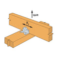 Simpson A34 1-7/16" x 2-1/2" Framing Anchor - G9 Galvanized – Fasteners ...