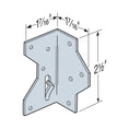 Simpson A34 1-7/16" x 2-1/2" Framing Anchor - G9 Galvanized – Fasteners ...