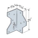 Simpson A34 1-7/16" x 2-1/2" Framing Anchor - G9 Galvanized – Fasteners ...