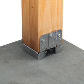 Simpson ABA24-2Z Double 2x4 Adjustable Post Base - Zmax Finish ...