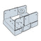 Simpson ABA46Z 4x6 Adjustable Post Base - Zmax Finish – Fasteners Plus