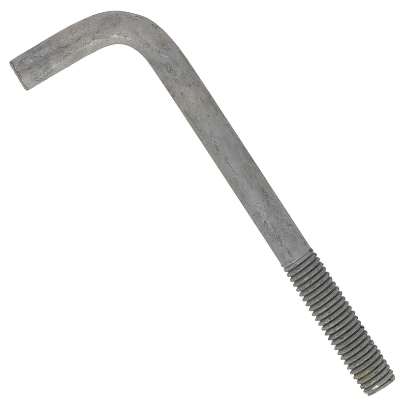 1/2"-13 x 6" L-Bolt Concrete Anchor Bolt - Hot Dip Galvanized ...
