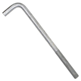 1"-8 x 18" L-Bolt Concrete Anchor Bolt - Hot Dip Galvanized – Fasteners ...
