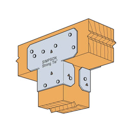 Simpson AC4 Adjustable Post Cap for 4X Beam - Zinc Galvanized ...