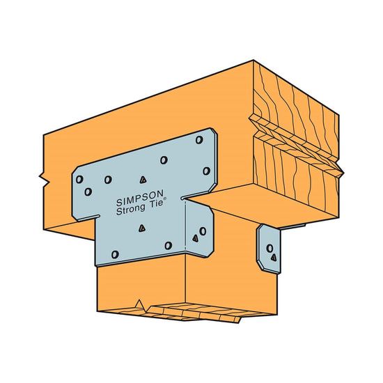 Simpson AC6SS Adjustable Post Cap for 6X Beam - Stainless Steel ...