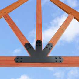 Simpson APGP812 Decorative Gable Plate - Black Powder Coat – Fasteners Plus