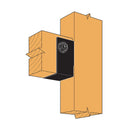 Simpson APHH46 4x6 Concealed Flange Heavy Joist Hanger - Black Powder ...