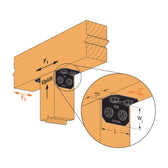 Simpson APVA6 Avant Ornamental Angle - Black Powder Coat – Fasteners Plus