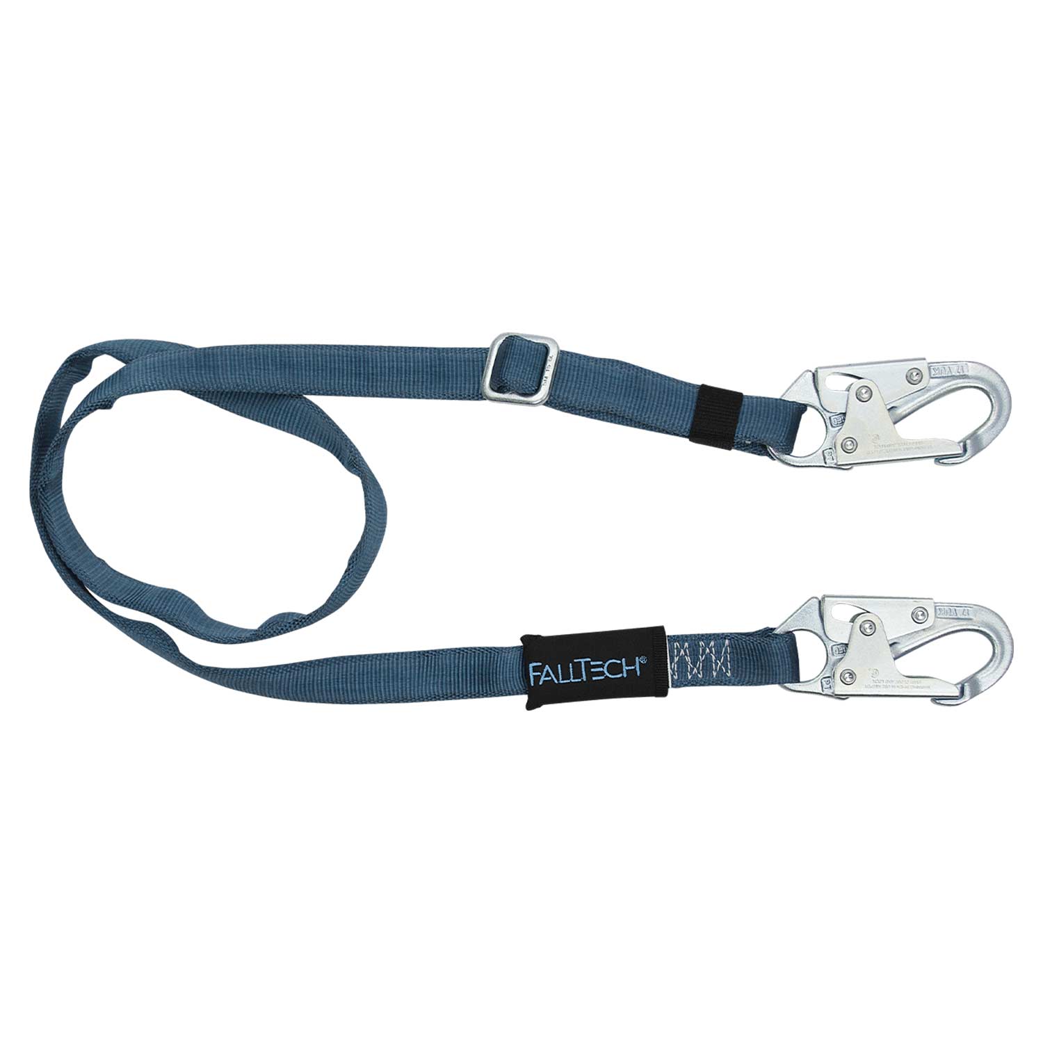4-6' Adjustable Lanyard Fall Protection | Steel Snap Hooks – Fasteners Plus