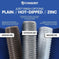 Conquest 1-1/2"-6 x 3' A307 Coarse Threaded Rod - Plain Finish ...