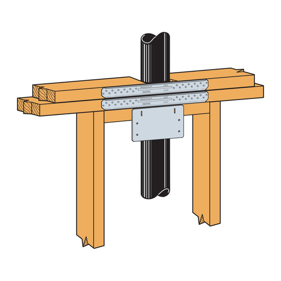 Simpson CTS218 18" 14 Gauge Compression and Tension Strap – Fasteners Plus