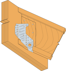 Simpson LSSR28Z Field Adjustable Rafter Hanger- ZMAX Finish – Fasteners ...
