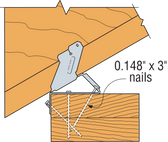 Simpson VPA4 3-1/2" Joist Variable Pitch Connector - G90 Galvanized ...