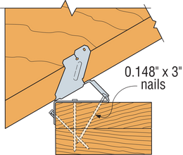 Simpson VPA4 3-1/2" Joist Variable Pitch Connector - G90 Galvanized ...