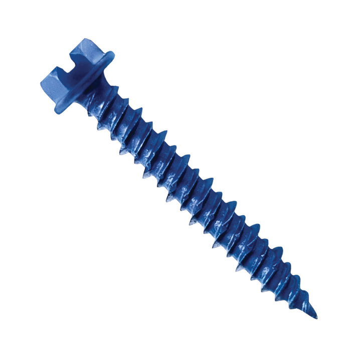 Blue Concrete Screws | Blue Masonry Screw Anchors – Fasteners Plus