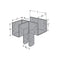 Simpson ECCLQ8X-SDS L-Shape End Column Cap for 8X Beam W/SDS Screws, C ...