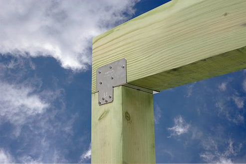 Simpson EPC4Z 4X End Post Cap - ZMAX Finish – Fasteners Plus