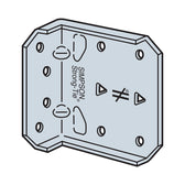 Simpson FCB43.5-R25 Bypass Framing Fixed-Clip Connector, Pkg 25 ...