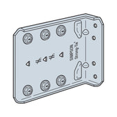 Simpson FCB45.5-R25 Bypass Framing Fixed-Clip Connector, Pkg 25 ...