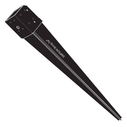 Simpson Strong-Tie FPBS44 E-Z Spike Fence Post Spike - Black Powder Co ...
