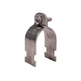 2-1/2" Rigid Conduit Pipe Strut Clamp - 316 Stainless Steel – Fasteners ...