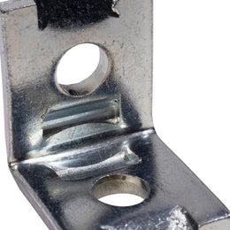 2-Hole Indent Angle 2" x 2"- Electro-Galvanized – Fasteners Plus