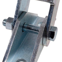 Single Adjustable Angle Channel Brace -Electro-Galvanized – Fasteners Plus