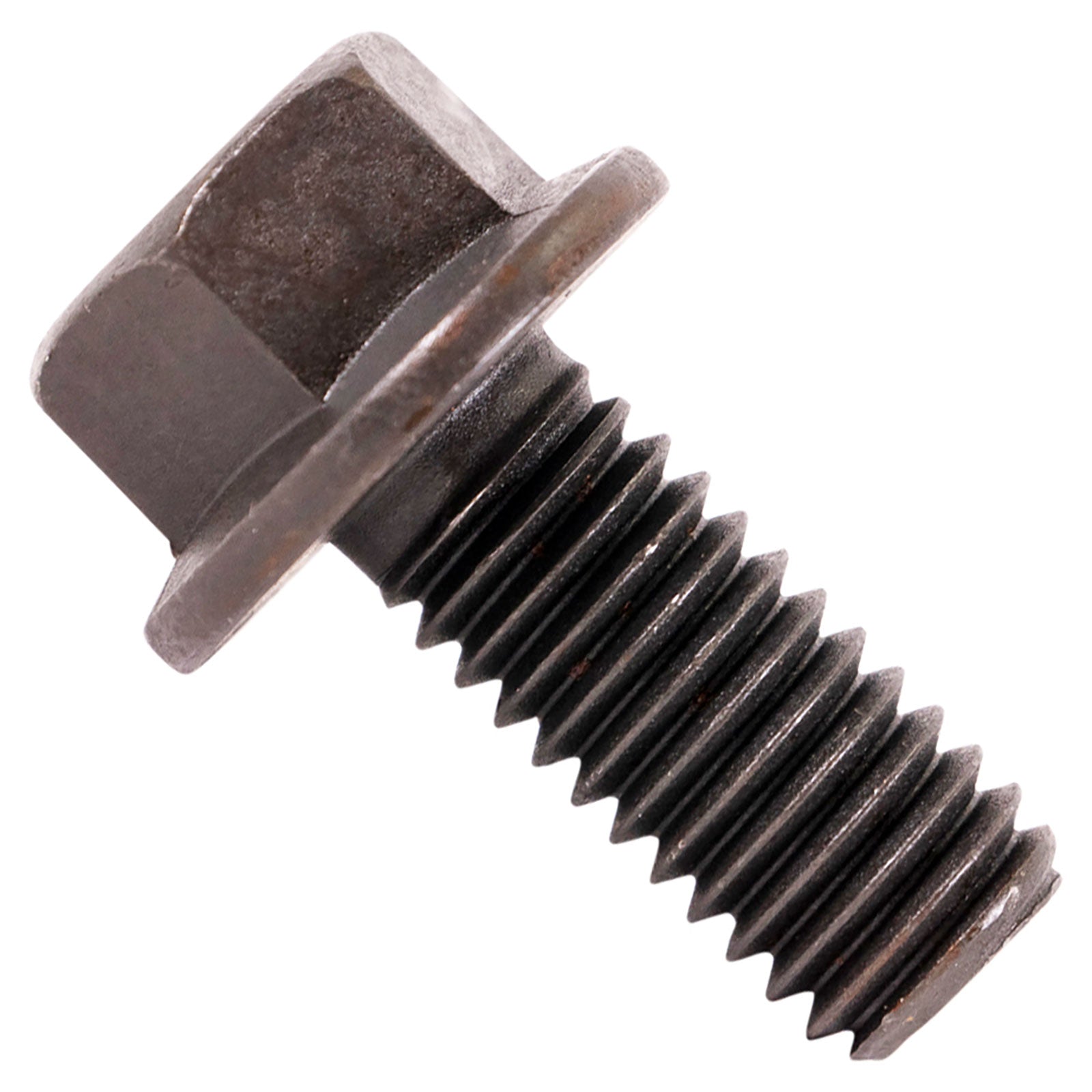 7/16"-14 x 1" Conquest Grade 8 Indented Flange Bolt - Plain – Fasteners ...